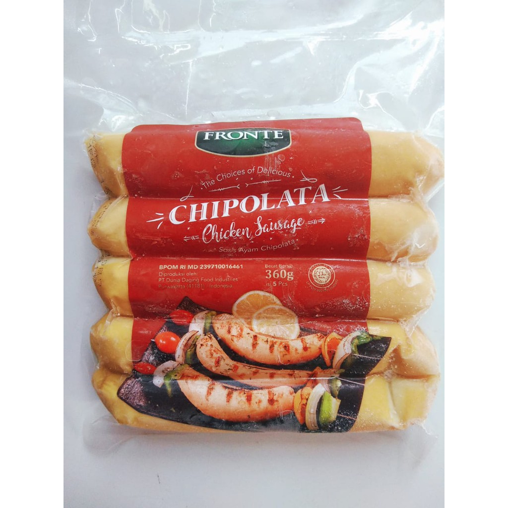 Jual Fronte Sosis Ayam Chipolata 360g | Shopee Indonesia