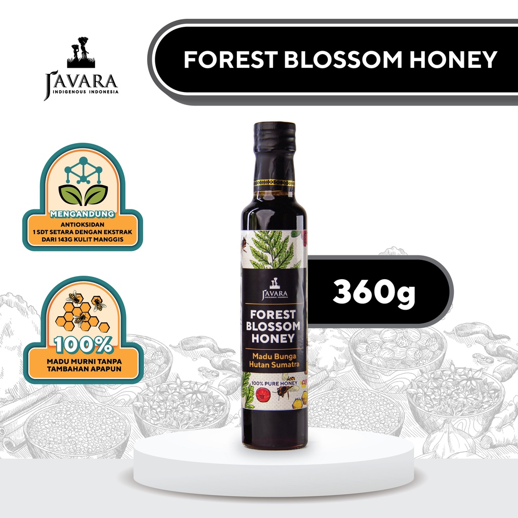 Jual Javara Forest Blossom Honey - Madu Bunga Hutan Sumatera 360g ...