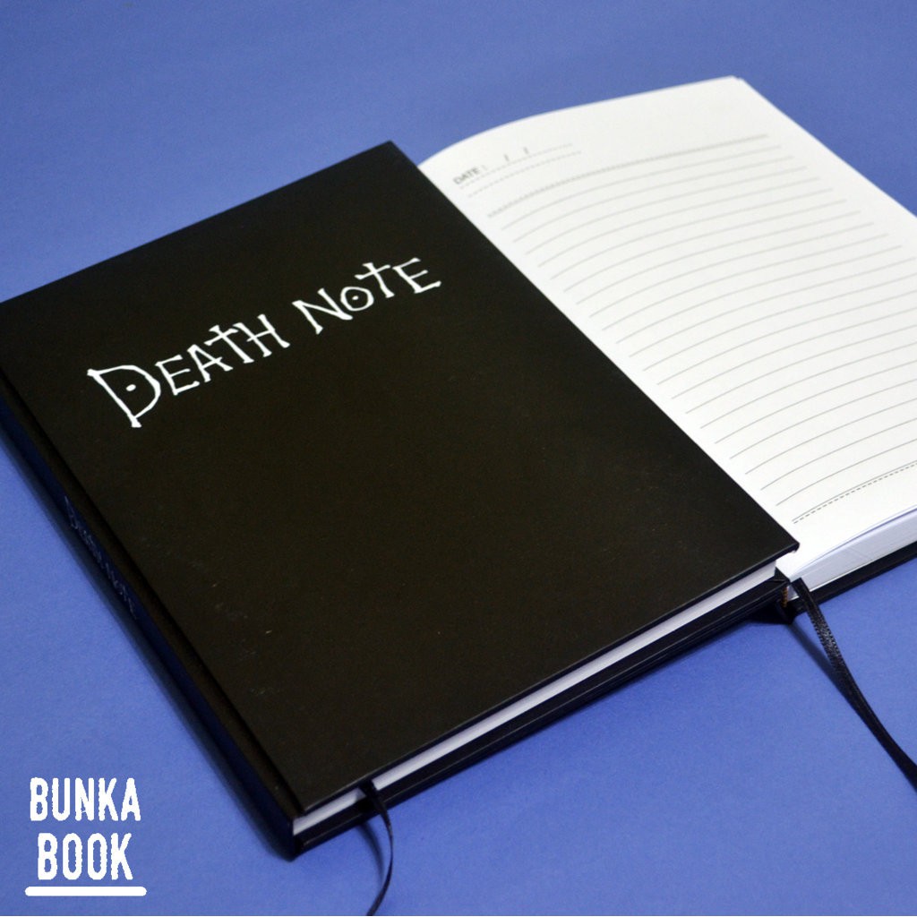 Jual Note Book Hardcover Anime Death Note Kertas Bergaris Ukuran A5 ...