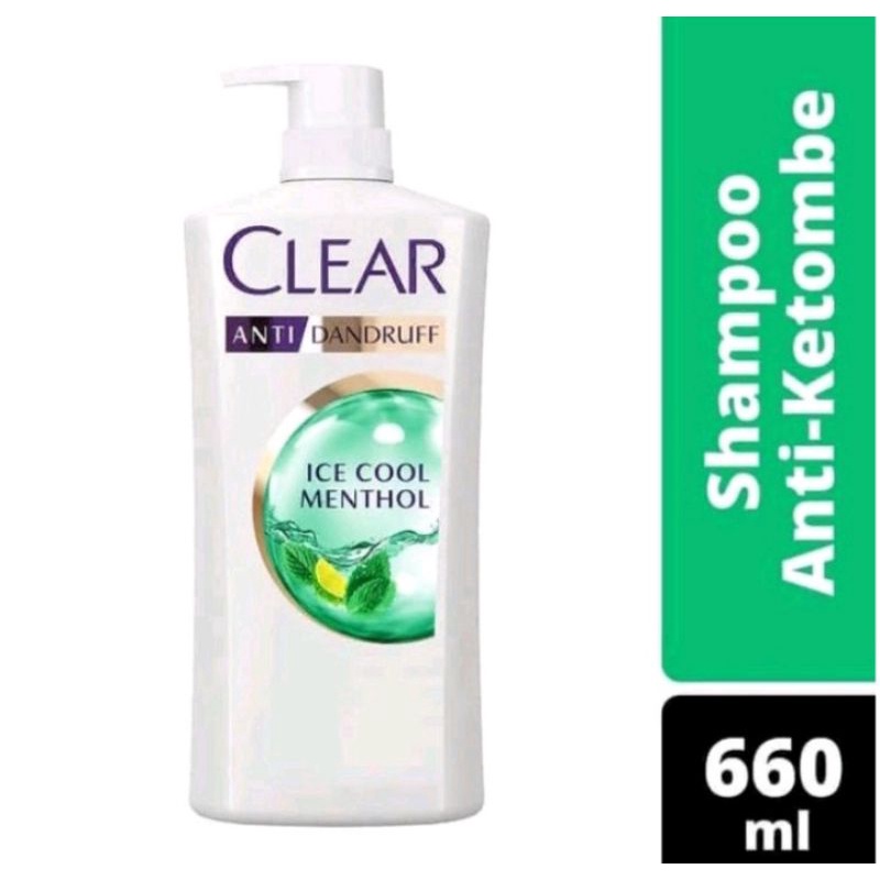 Jual Clear Shampoo Ice Cool Menthol 660 ml | Shopee Indonesia