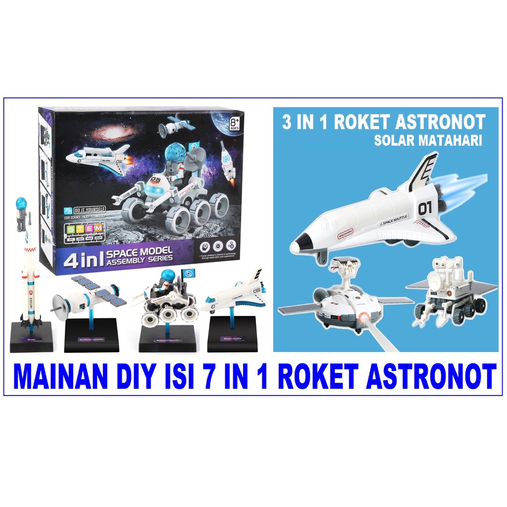 Jual DIY ISI PAKET 7iN1 MAINAN ANAK EDUKASI ASAK OTAK SPACE WORLD ...