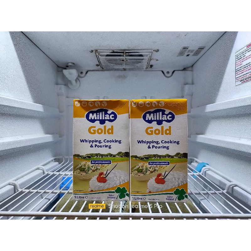 Jual Millac Gold Cooking Cream 1 Liter / Millac Gold Whipping Cream 1 ...