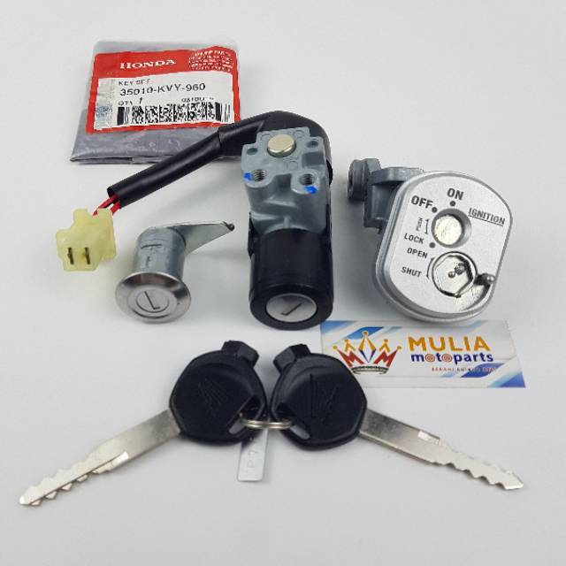 Jual 35010KVY960 KUNCI KONTAK BEAT KARBU 35010-KVY-960 KEY SET BEAT ...
