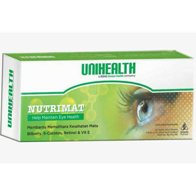 Jual Nutrimat Unihealth Soho Suplemen Mata | Shopee Indonesia