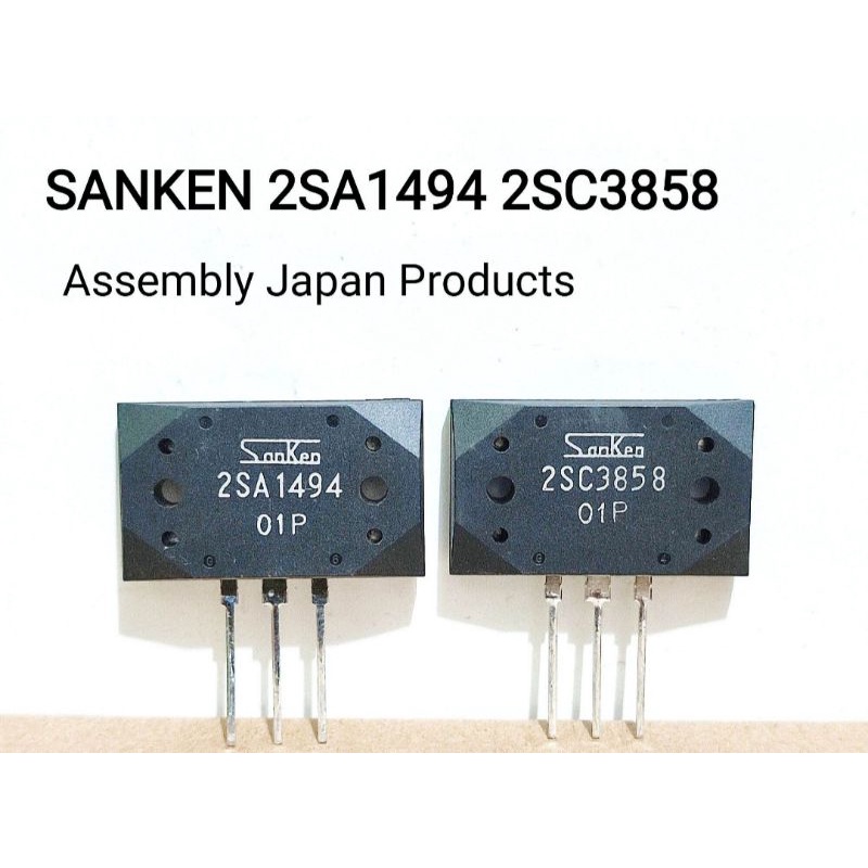 Jual TRANSISTOR SANKEN ASLI JAPAN 2SA1494 A1484 1SC3858 C3858 ORIGINAL ...
