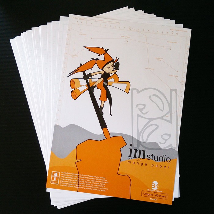Jual EIEM Manuscript Paper B4 / manga paper / kertas komik / kertas ...