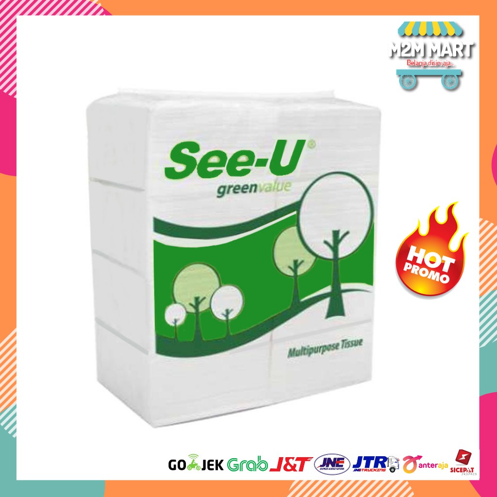 Jual Tissue Pop Up See U Green Value / Tissue Multi Purpose / Pop Up ...