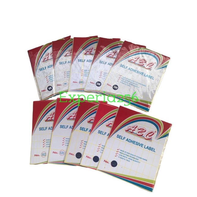 Jual Stiker Label ABC Stiker Penanda Serbaguna | Shopee Indonesia