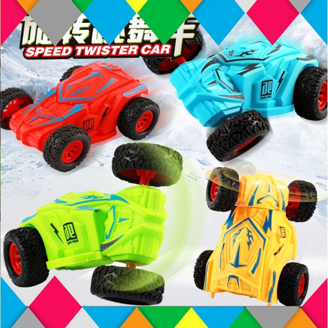 Jual Mainan Anak Mobil Stun Car/Speed Twister Car Kecil Dorong Jalan ...