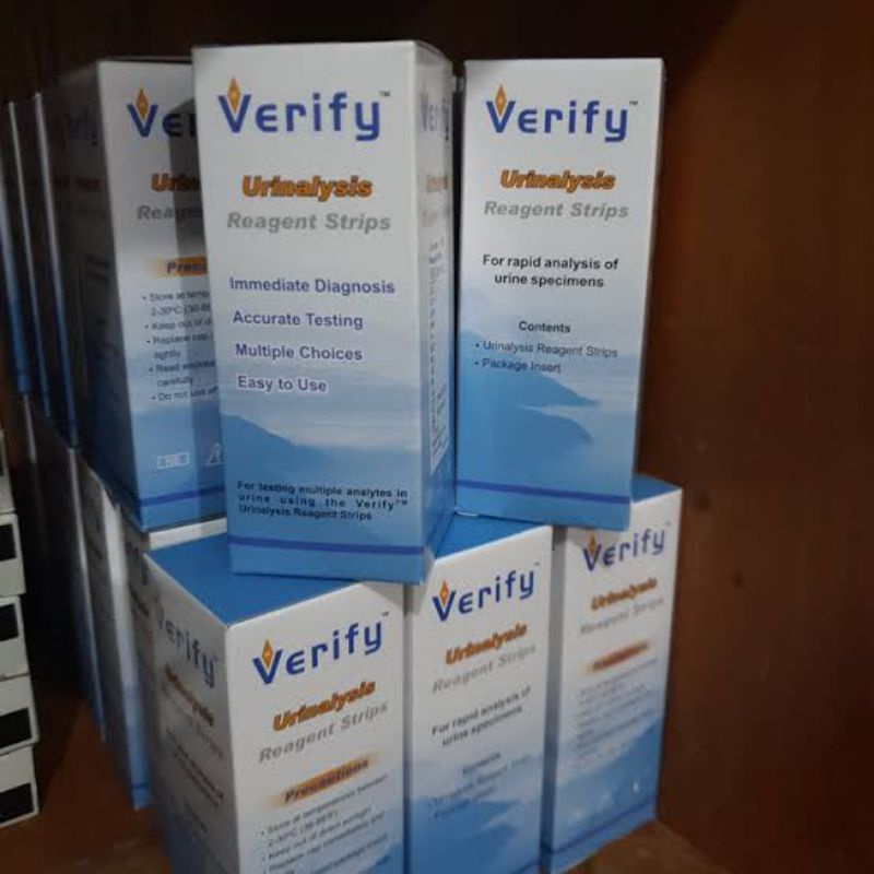 Jual Stik Urine Verify 10 Parameter / Stik urin 10 Parameter | Shopee ...