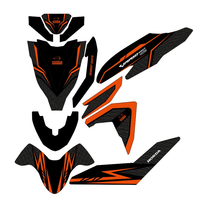 Jual Sticker Striping decal vario new 150-125, Sticker New Vario 125 ...