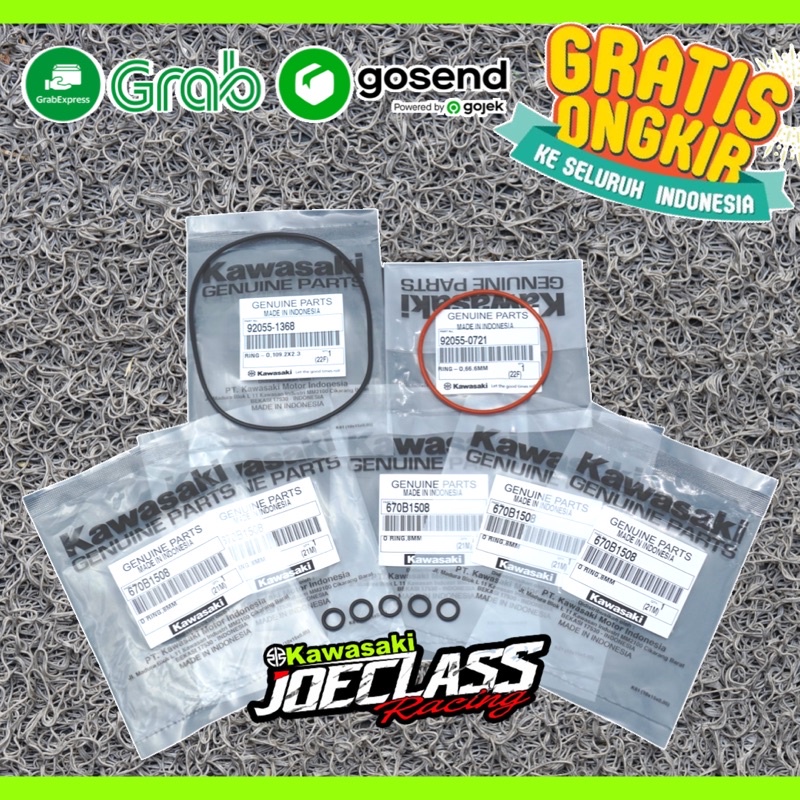 Jual (O1+2+3) Seal Ring O Head Engine FullSet KR150 ^ Sil Karet Oring O ...