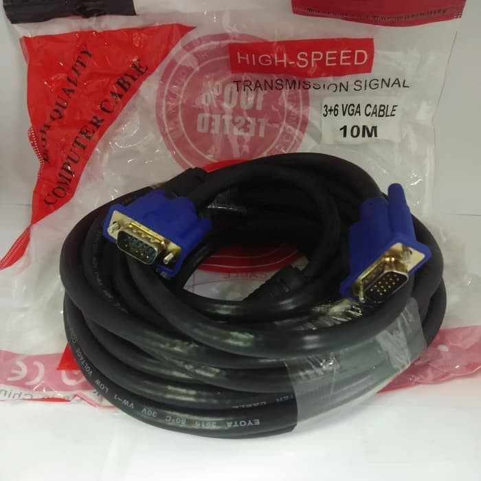 Jual KABEL VGA 15M HIGH QUALITY GOLD PLATED VGA 15 METER VGA 15 M | Shopee Indonesia