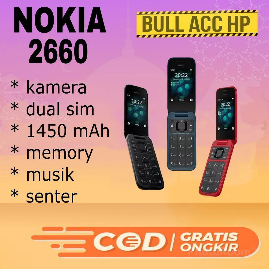 Jual HP Nokia 2660 Dual Sim Garansi Toko 1 Bulan | Shopee Indonesia