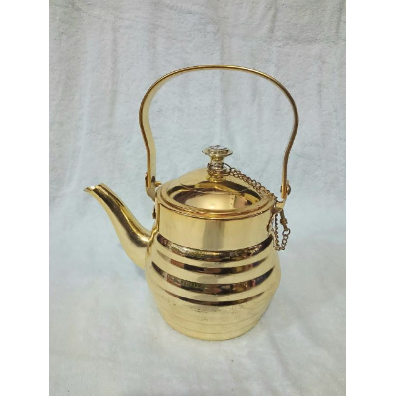Jual Teko Emas Stainless Steel 2 liter / Souvenir Oleh Haji Umroh ...