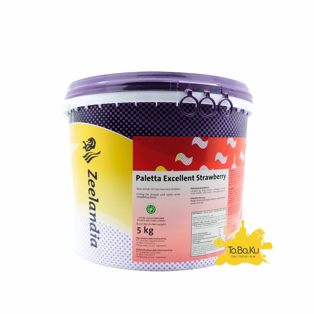 Jual Zeelandia Paletta Excellent Strawberry 250gr (Kemasan Repack ...
