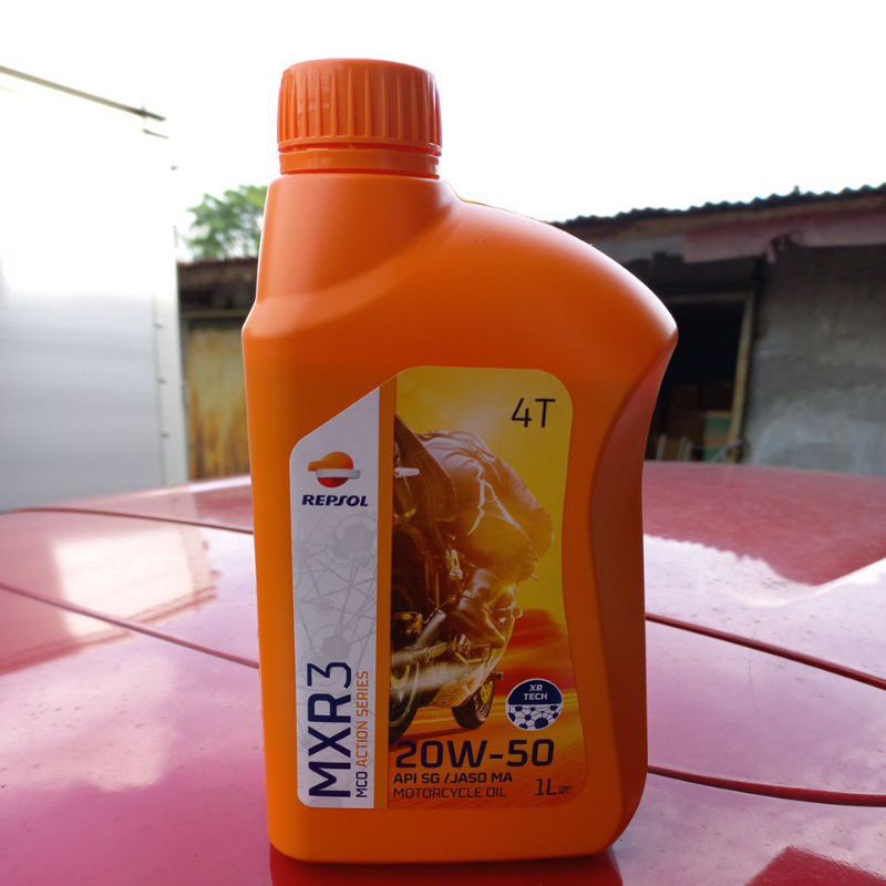 Jual Oli Motor Repsol MXR3 Sae 20W 50 4T 1000 ml | Shopee Indonesia