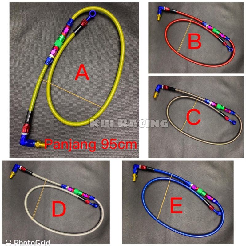 Jual TALI KABEL SELANG REM DEPAN PSI 100cm AEROMOTIVE PSI Model Swits ...