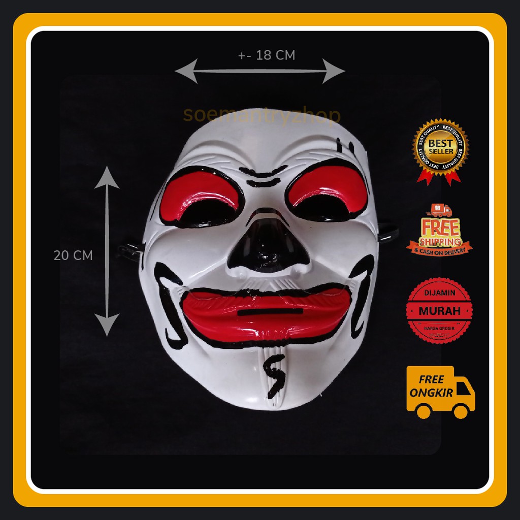 Jual Topeng Bawor Punakawan Topeng karkater bujang Drama ketoprak ...