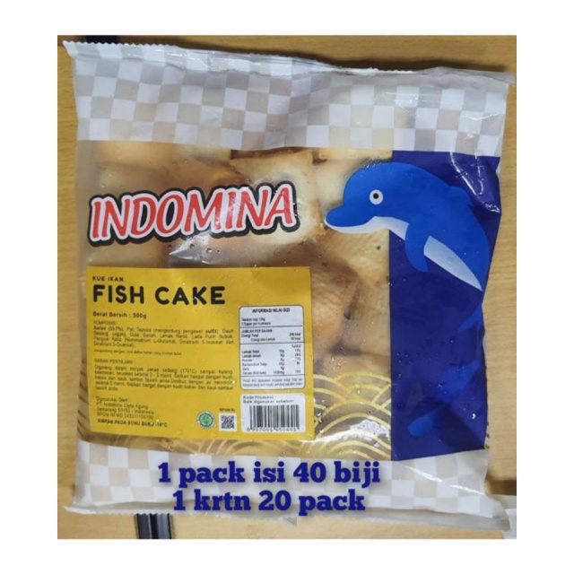 Jual Indomina Fish Cake 500g Indomina Seafood Distributor Frozen Food ...