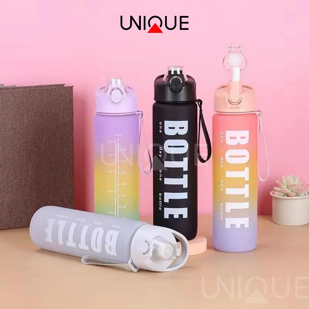 Jual UNIQUE BOTTLE Rainbow Botol Minum 1 Liter / Botol Minum VIRAL ...