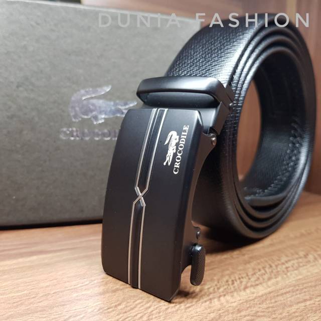 Jual IKAT PINGGANG GESPER PRIA MODEL REL KULIT ASLI | Shopee Indonesia