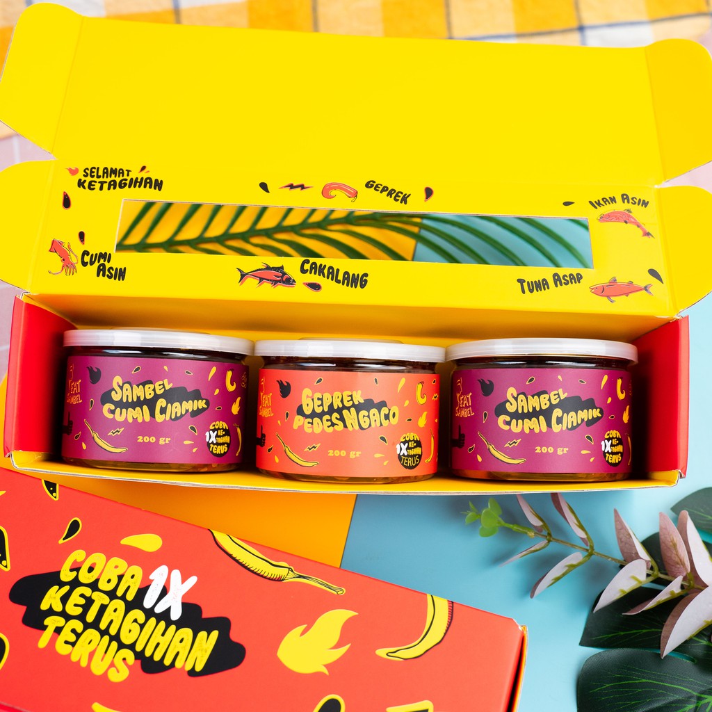 Jual promo Eat Sambel - Set Sambel 3 varian Sambel Geprek Sambal Cumi ... Jual promo Eat Sambel - Set Sambel 3 varian Sambel Geprek Sambal Cumi ...