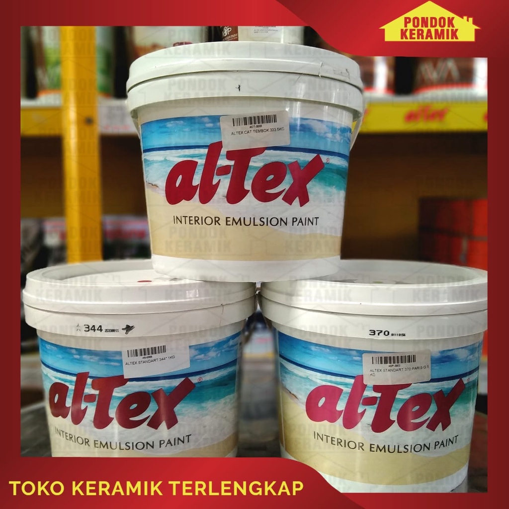 Jual Cat Tembok Interior Altex Standart Ukuran 5 Kg | Shopee Indonesia