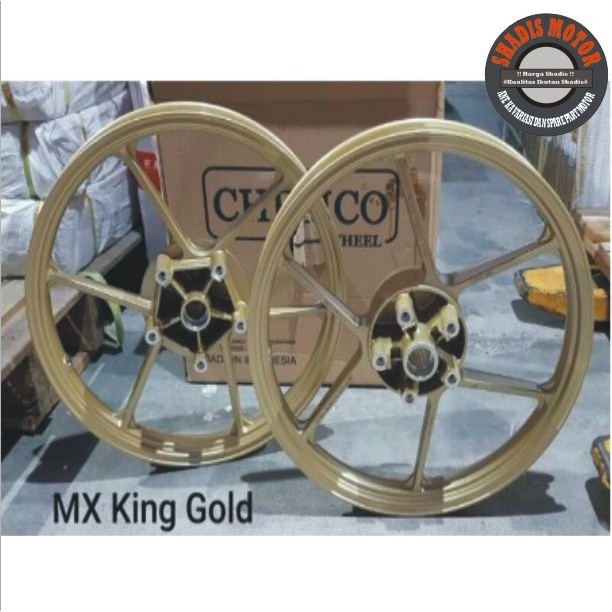 Jual Velg Bintang BRT Chemco Ukuran 160/160 Ring 17 Warna Gold Motor MX ...
