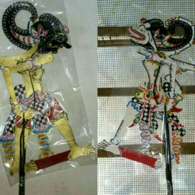 Jual WAYANG BIMO LAN ANOMAN BAHAN KULIT SAPI ASLI | Shopee Indonesia