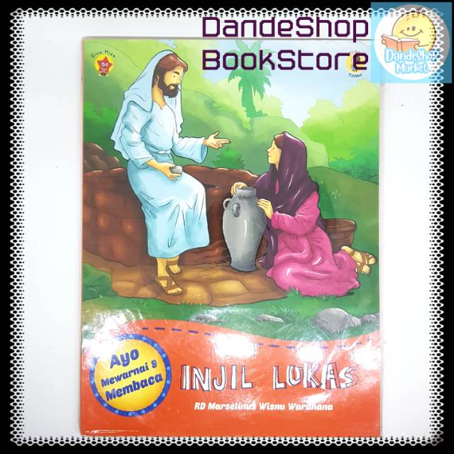 Jual INJIL LUKAS _ Ayo mewarnai dan membaca | Shopee Indonesia