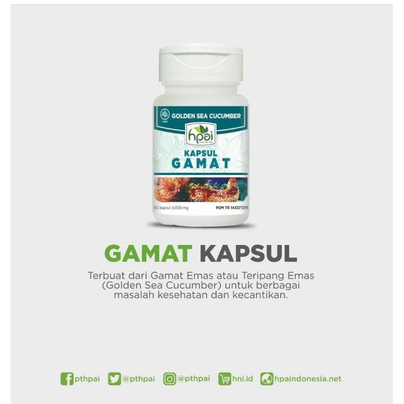 Jual Gamat (isi 60 Kapsul) | Shopee Indonesia