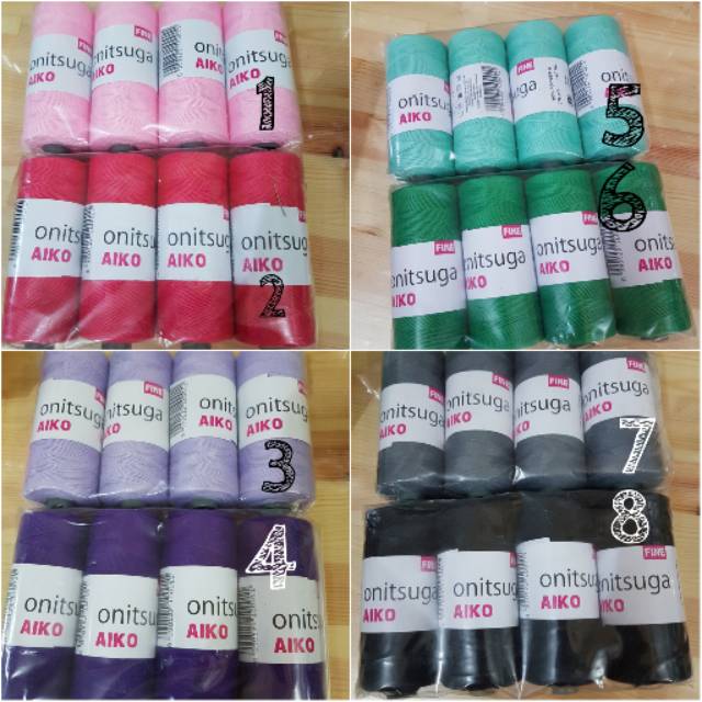 Jual BENANG RAJUT ONITSUGA AIKO - BENANG JALA NO 9 | Shopee Indonesia