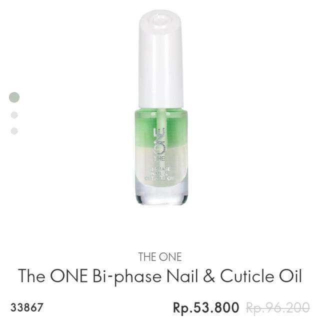 Jual The one Biphase nail & cuticle oil | Shopee Indonesia