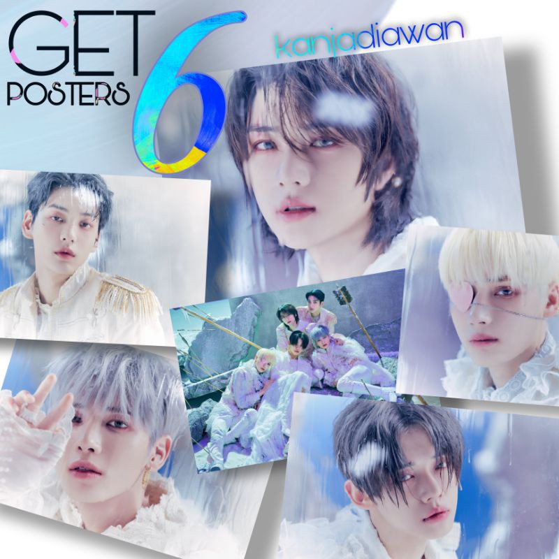 Jual Paket Poster TXT The Chaos Chapter FREEZE World | Shopee Indonesia