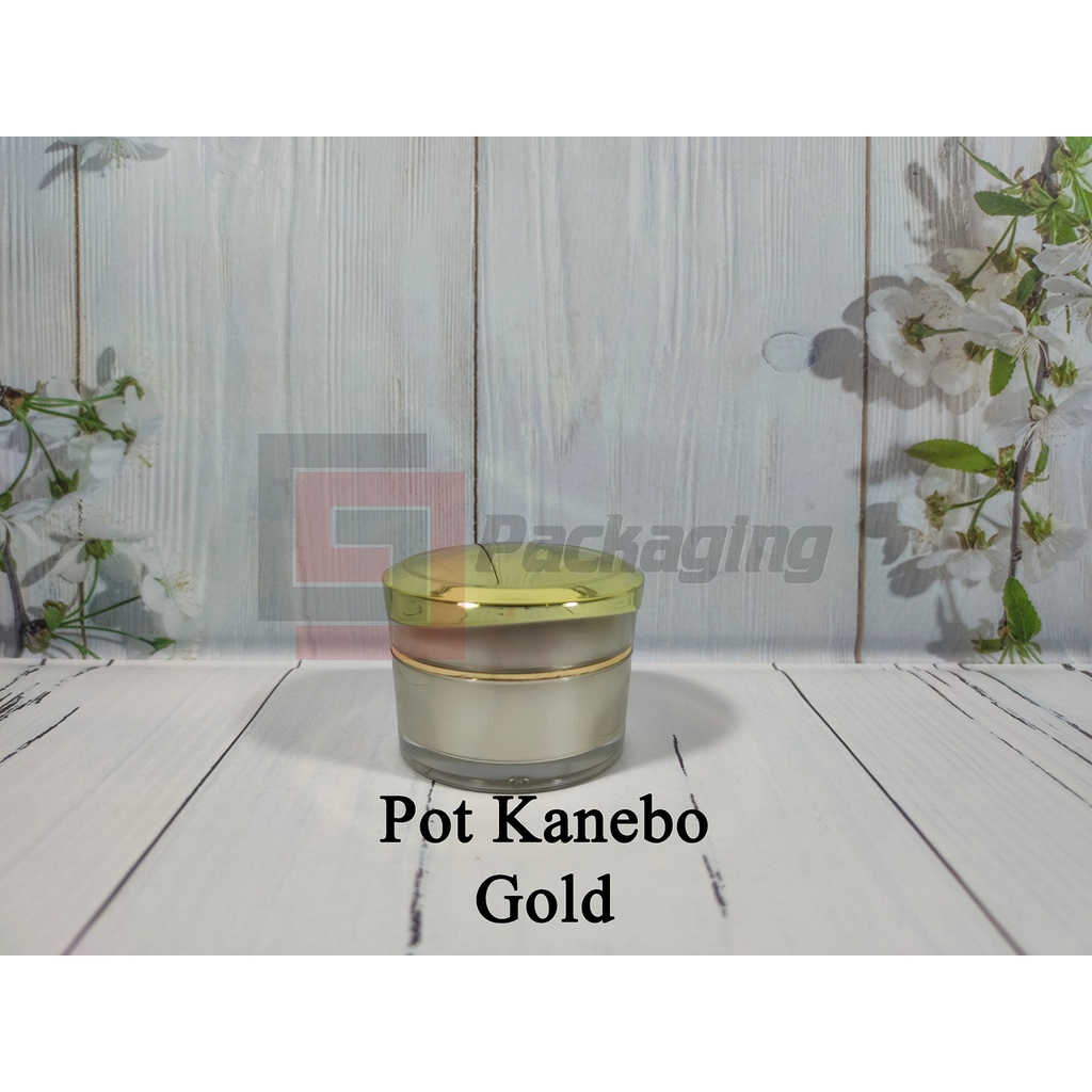 Jual 15gr pot cream akrilik / acrylic kanebo jar gold 15 gr | Shopee ...