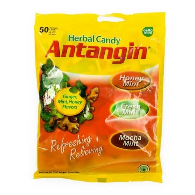 Jual Antangin Permen Herbal 100 gram 50 butir candy | Shopee Indonesia