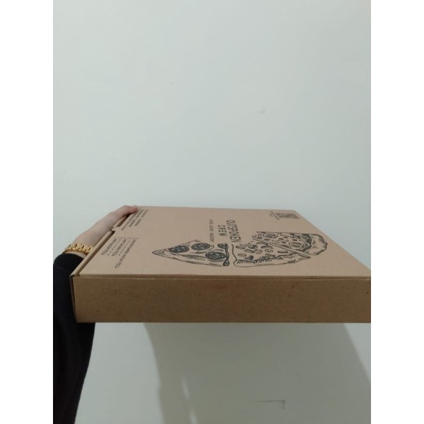 Jual Box Pizza Uk. 30x30x4 POLOS (min order 50pcs) | Shopee Indonesia