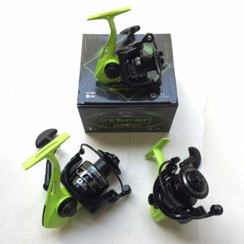 Jual Bisa COD reel pancing spinning indigo OSCAR 4000 9 Ball bearing ...