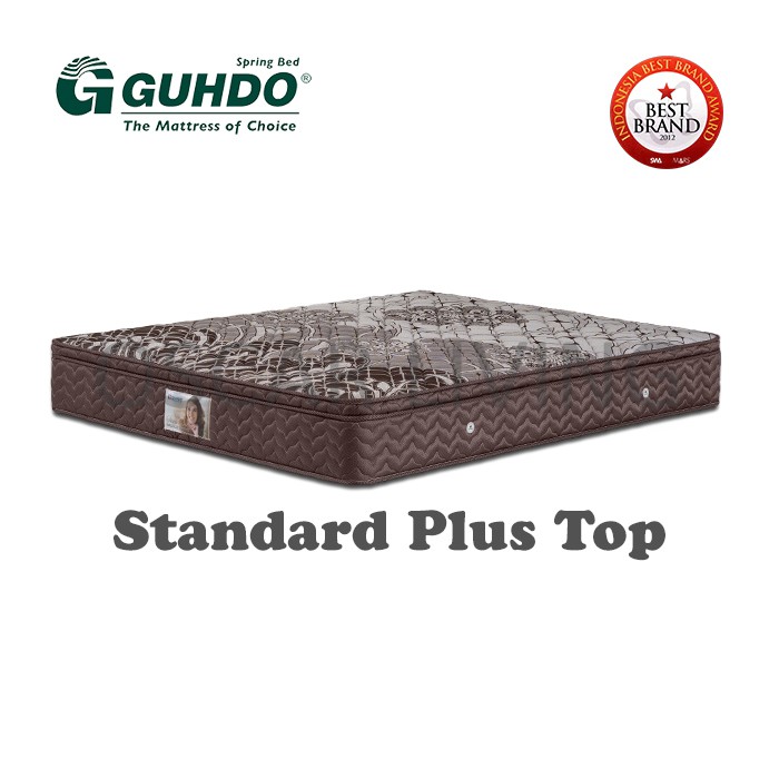 Jual Guhdo Standard Plushtop Kasur Spring Bed 90x200 Cm Springbed Tebal 26 Cm [KHUSUS ...