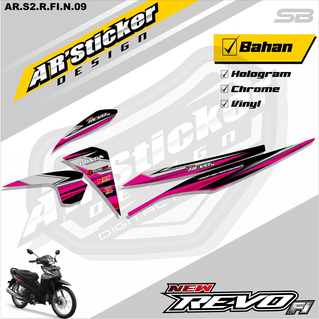 Jual Revo Sticker Striping Revo FI new - Stiker Motor REVO FIT INJEKSI ...