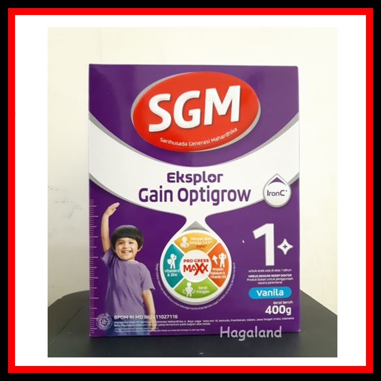 Jual SGM EKSPLOR GAIN OPTIGROW 400 gram/800 gram | Shopee Indonesia