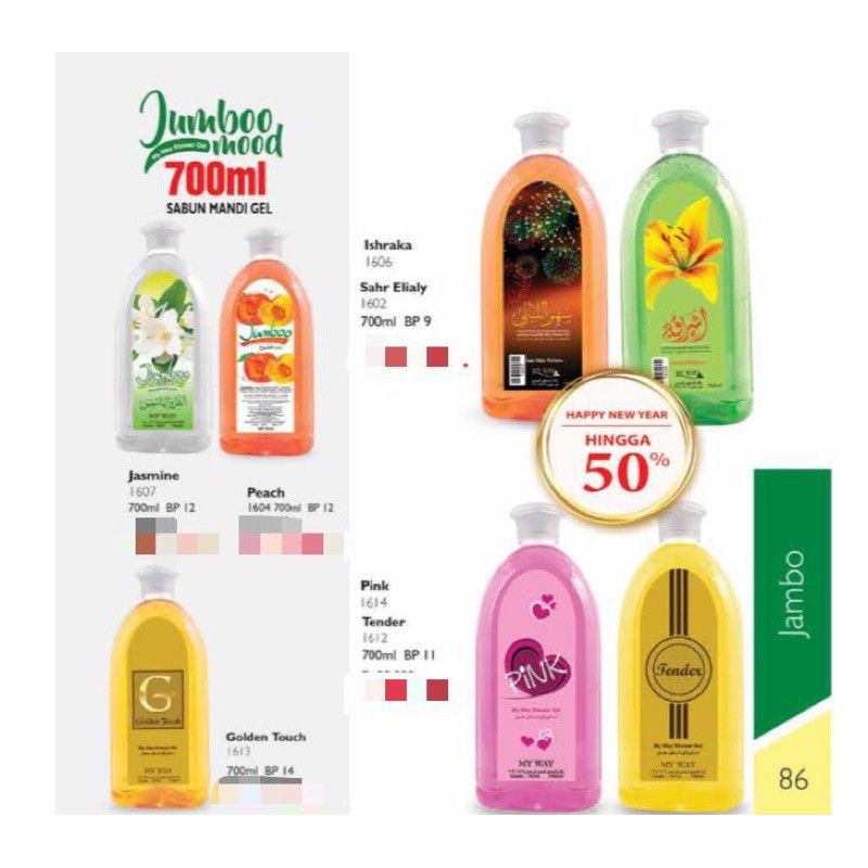 Jual JUMBO MOOD SHOWER GEL (700 ML) | Shopee Indonesia