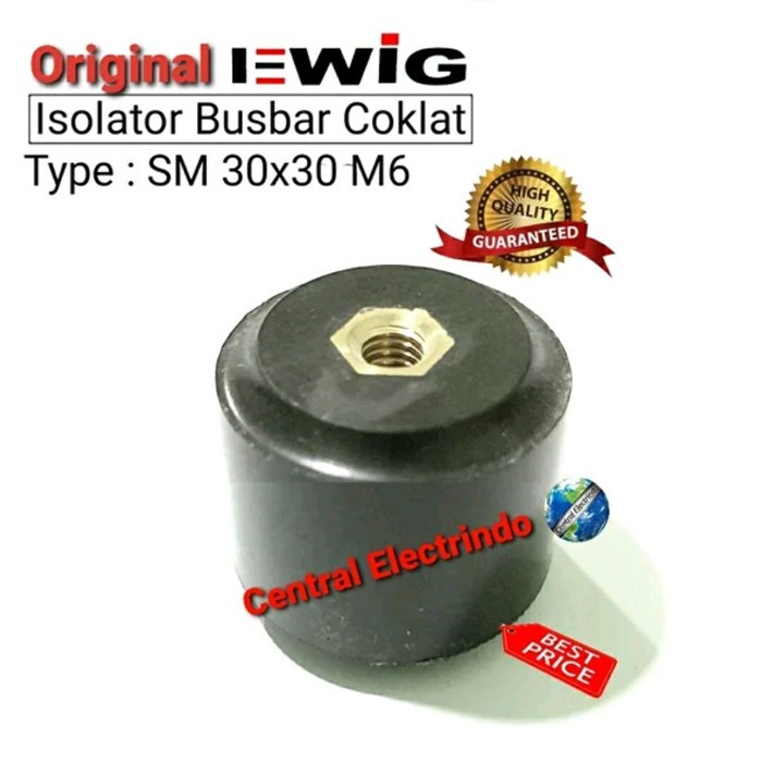 Jual Isolator Busbar EWIG SM 30x30 M6 Coklat | Shopee Indonesia