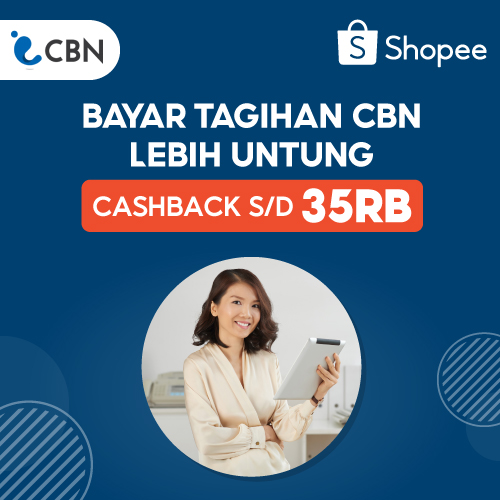Bayar Tagihan CBN Cashback s/d 35RB | 15-31 Jul