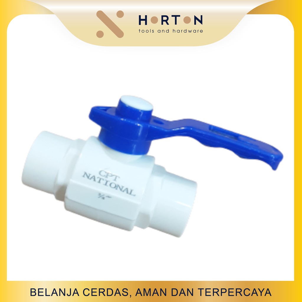 Jual Ball Valve PVC Plastik 3/4 Inch / Stop Kran 3/4" | Shopee Indonesia
