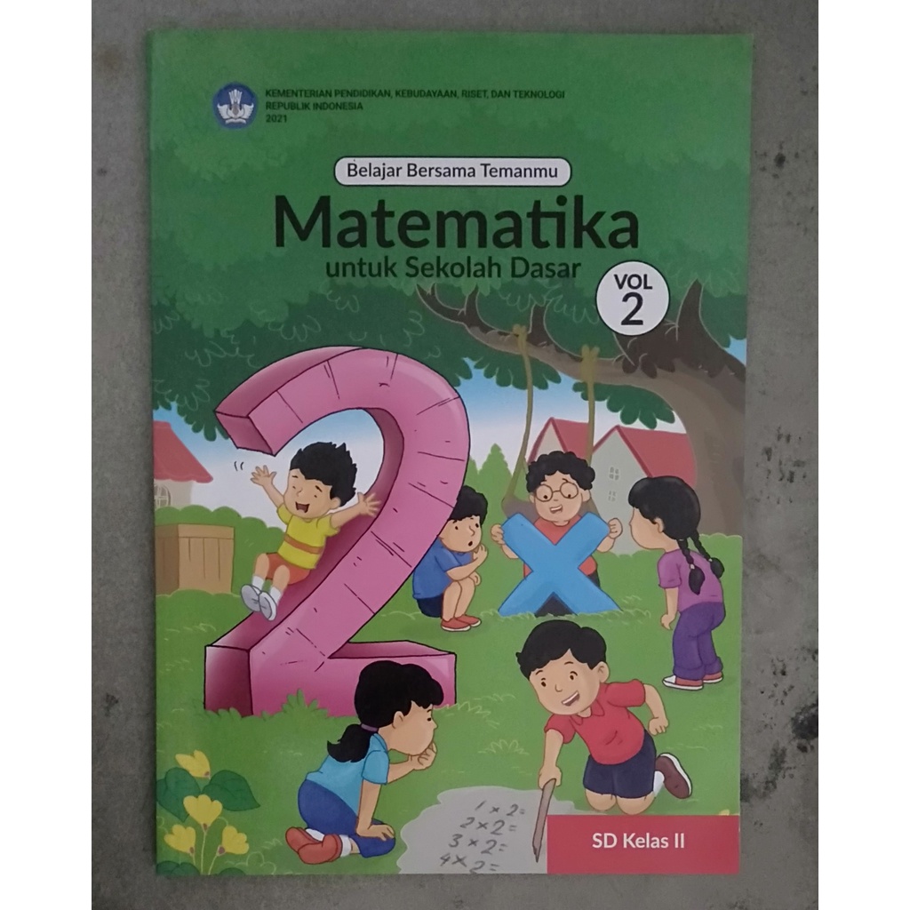 Jual Buku Kemendikbud Kurikulum Merdeka Belajar Bersama Temanmu Matematika vol 2 untuk Kelas 2 ...