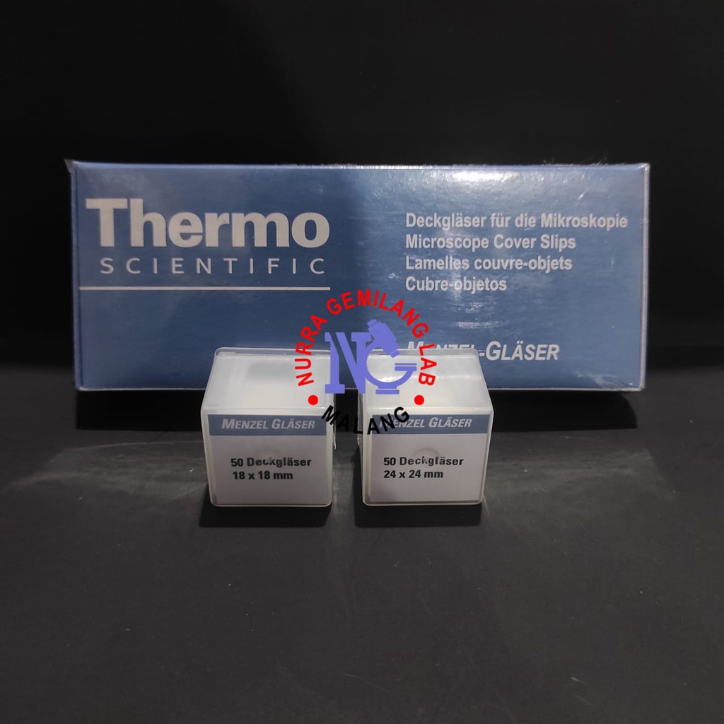 Jual Cover Glass Thermo Scientific Menzel Glaser Isi 50 pcs | Shopee ...