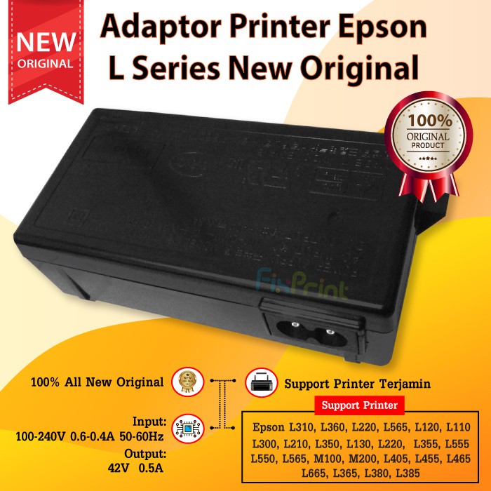 Jual Power Supply Adaptor Printer Epson L110 L120 L130 L210 L220 L300 ...