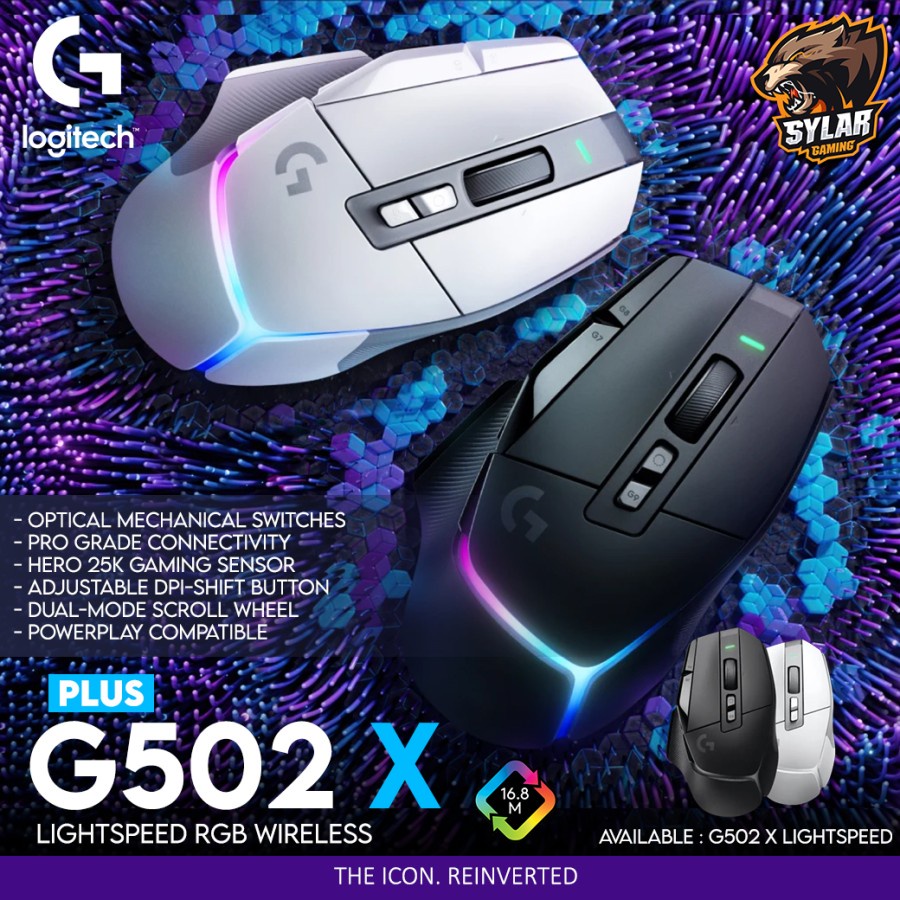 Jual Logitech G502X / G502 X Plus Lightspeed Wireless RGB Gaming Mouse ...